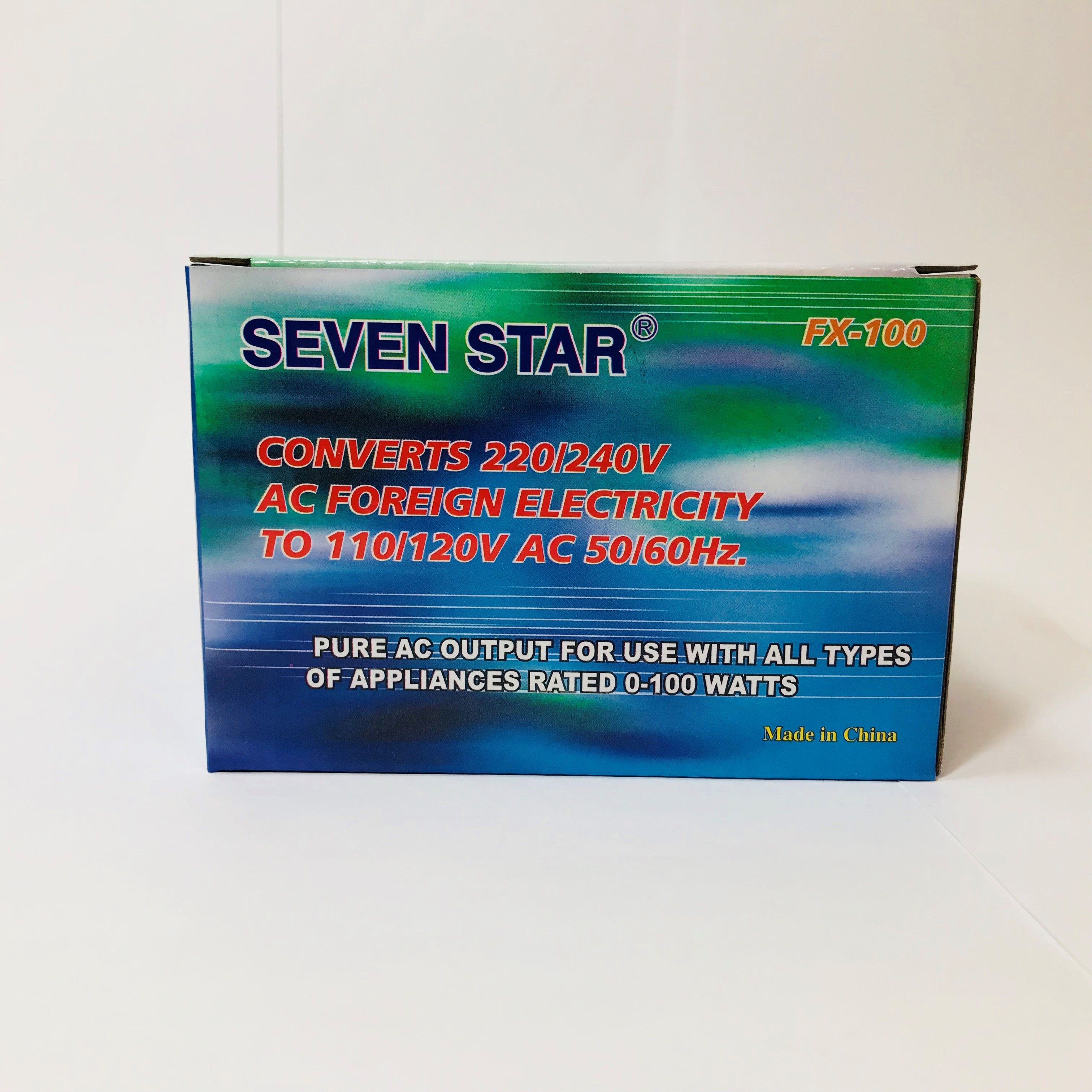 Seven Star FX-100 100 Watt 220/240 To 110/120 Volt European Socket ...