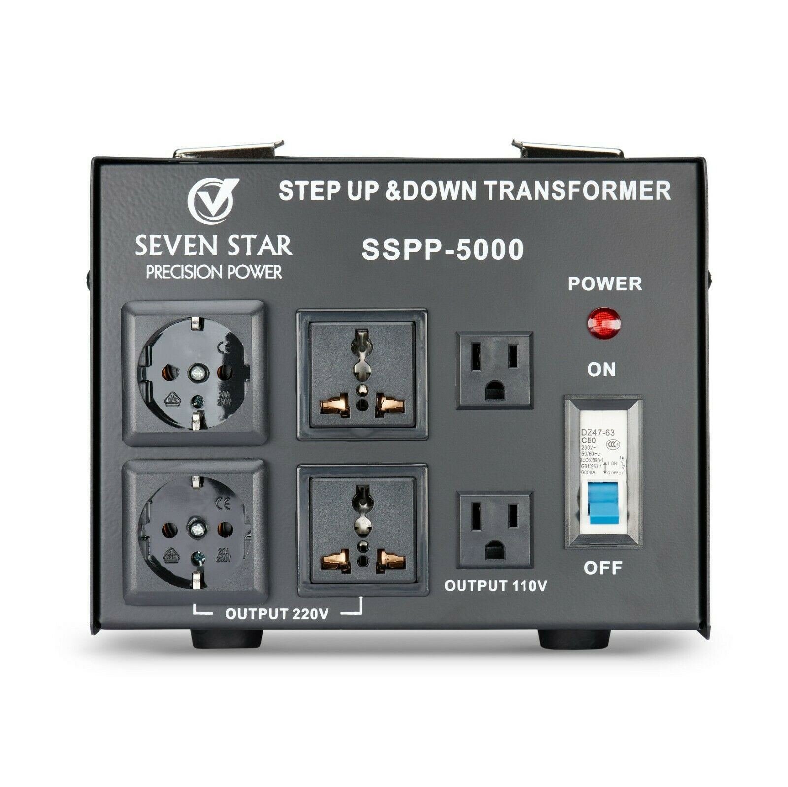 Seven Star Precision Power SSPP-5000 110 220 Volt Step Up Down ...
